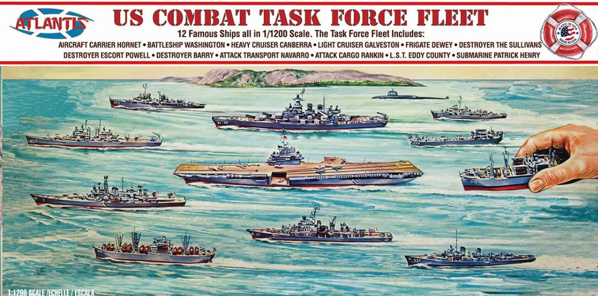 US Combat Task Force Fleet 12 Ships Included