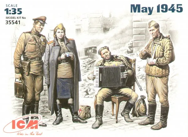 Soviet Military Men at Rest "May 1945"