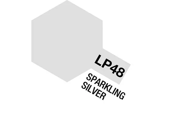 Tamiya Lacquer Paint LP-48 Sparkling Silver